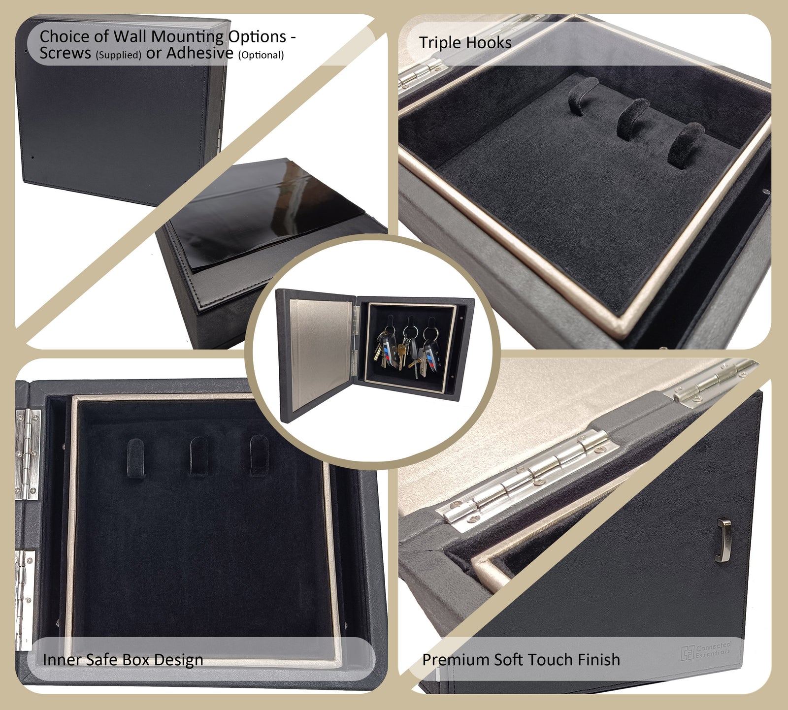 Wall Mounted Signal Blocking RFID Car Key Box - CEG-110